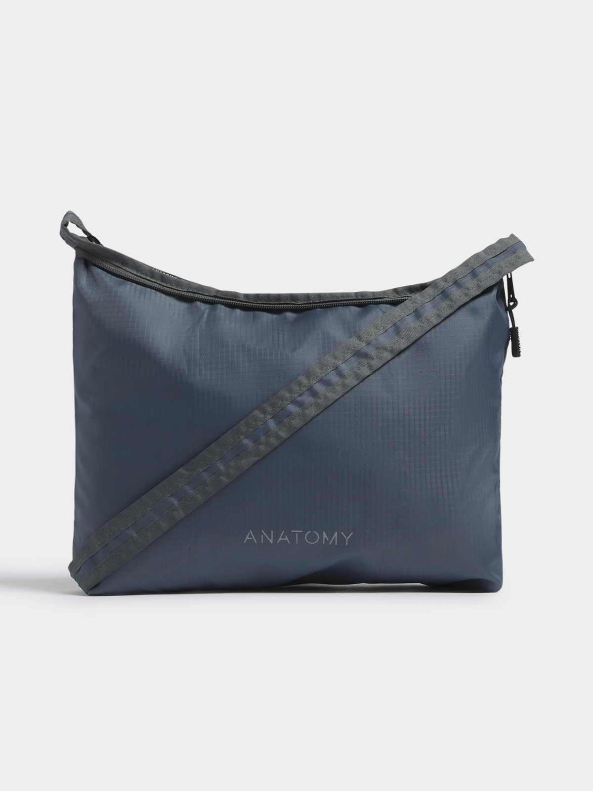 Anatomy Unisex Reversable Purple/Grey Crossbody Bag | Bash