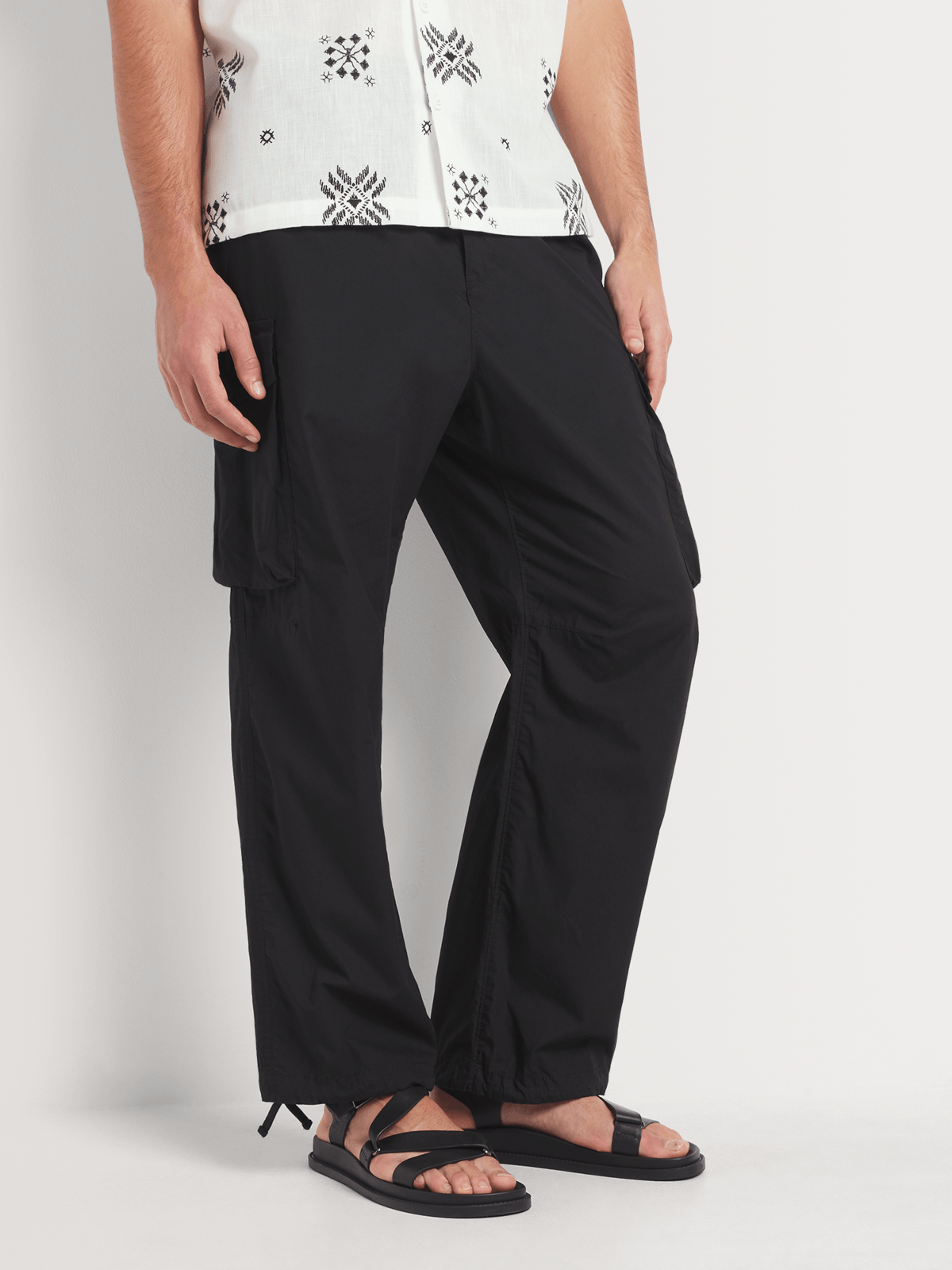 Markham Men's Black Pants | Bash