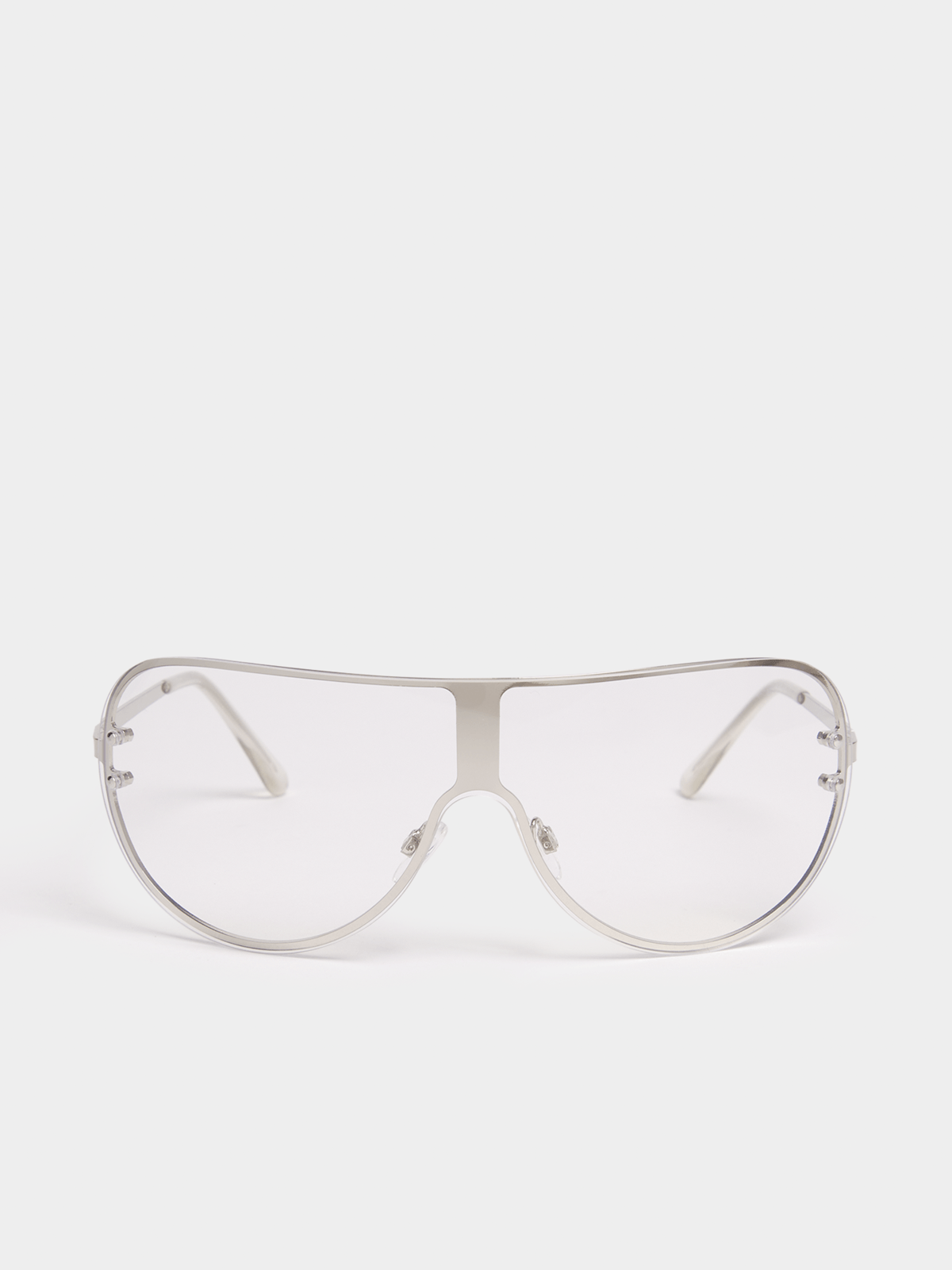 The FIX Unisex Clear Y2k Sunglasses | Bash