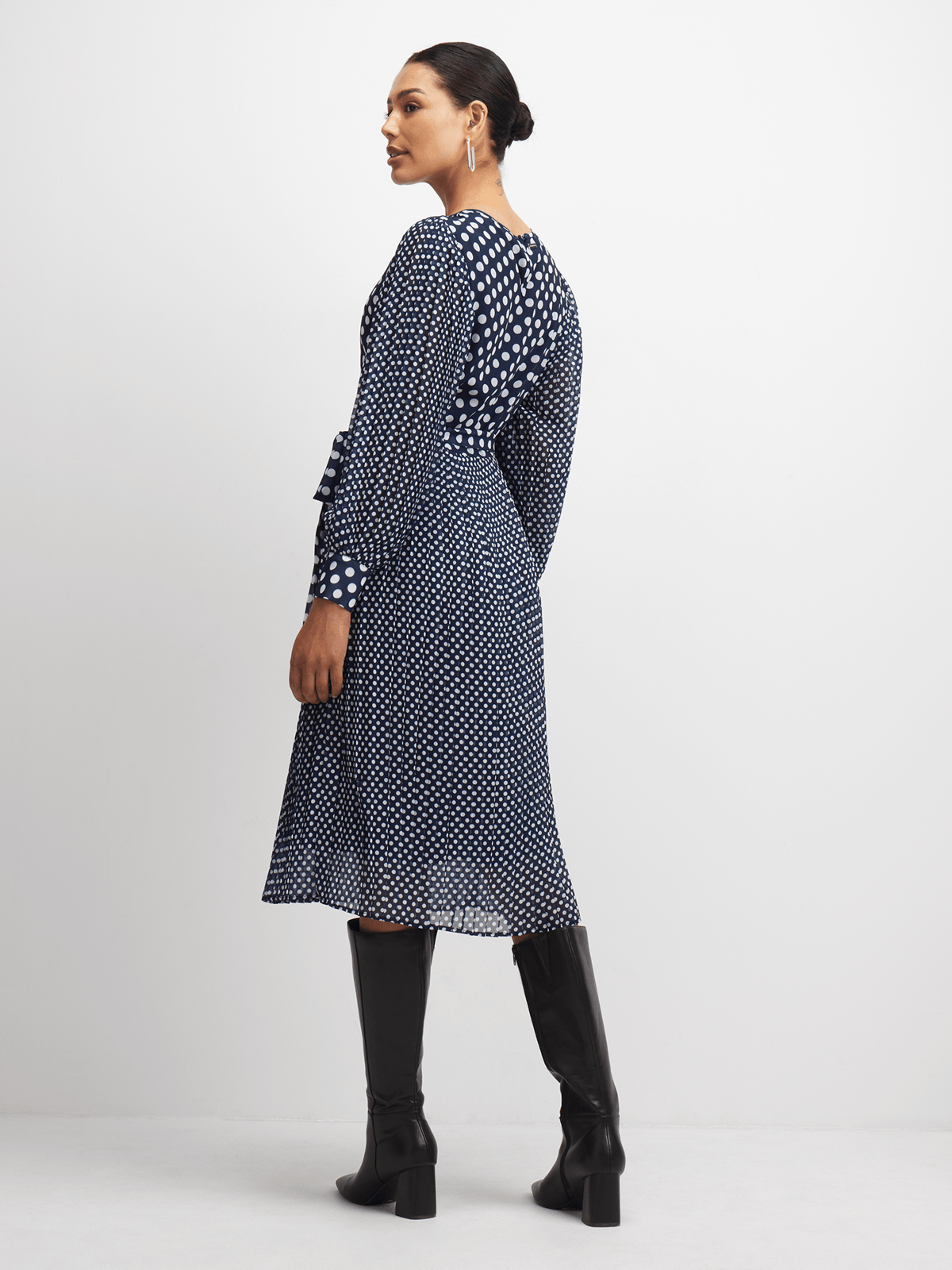 Women' s Pringle Navy Amelia Spot Dress | Bash
