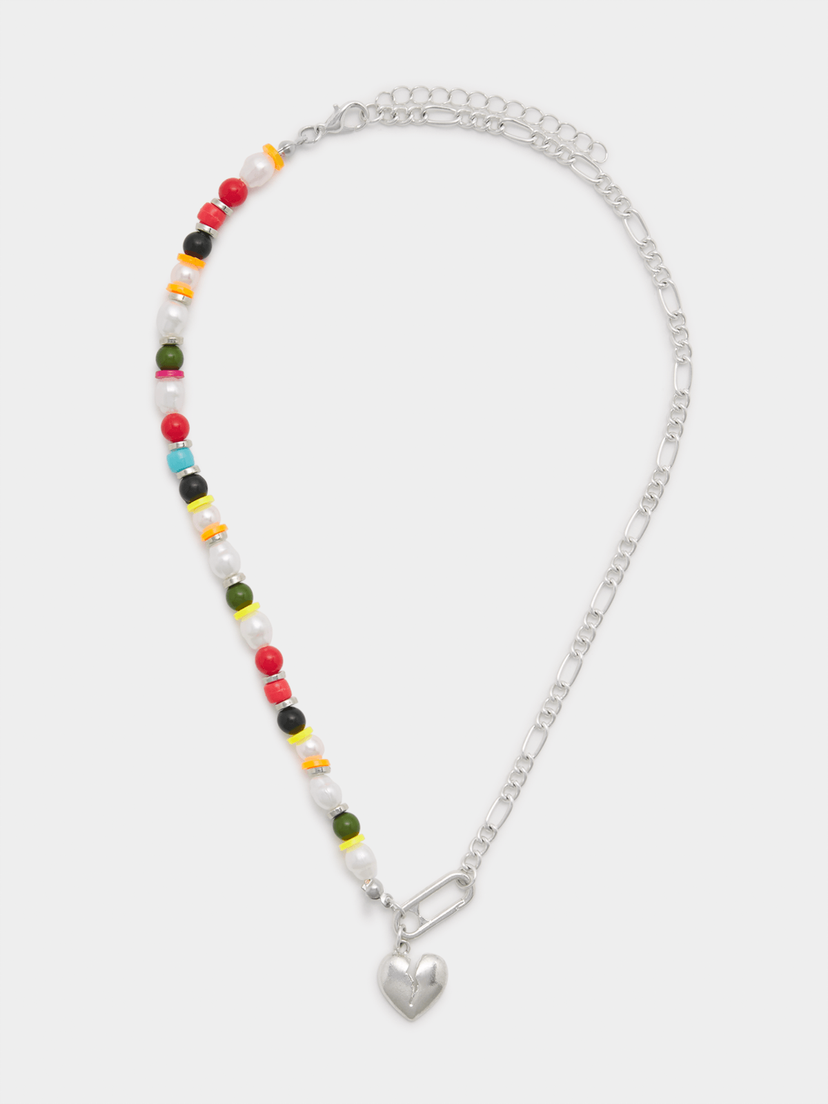 The FIX Unisex Bead & Chain Heart Neckalce | Bash