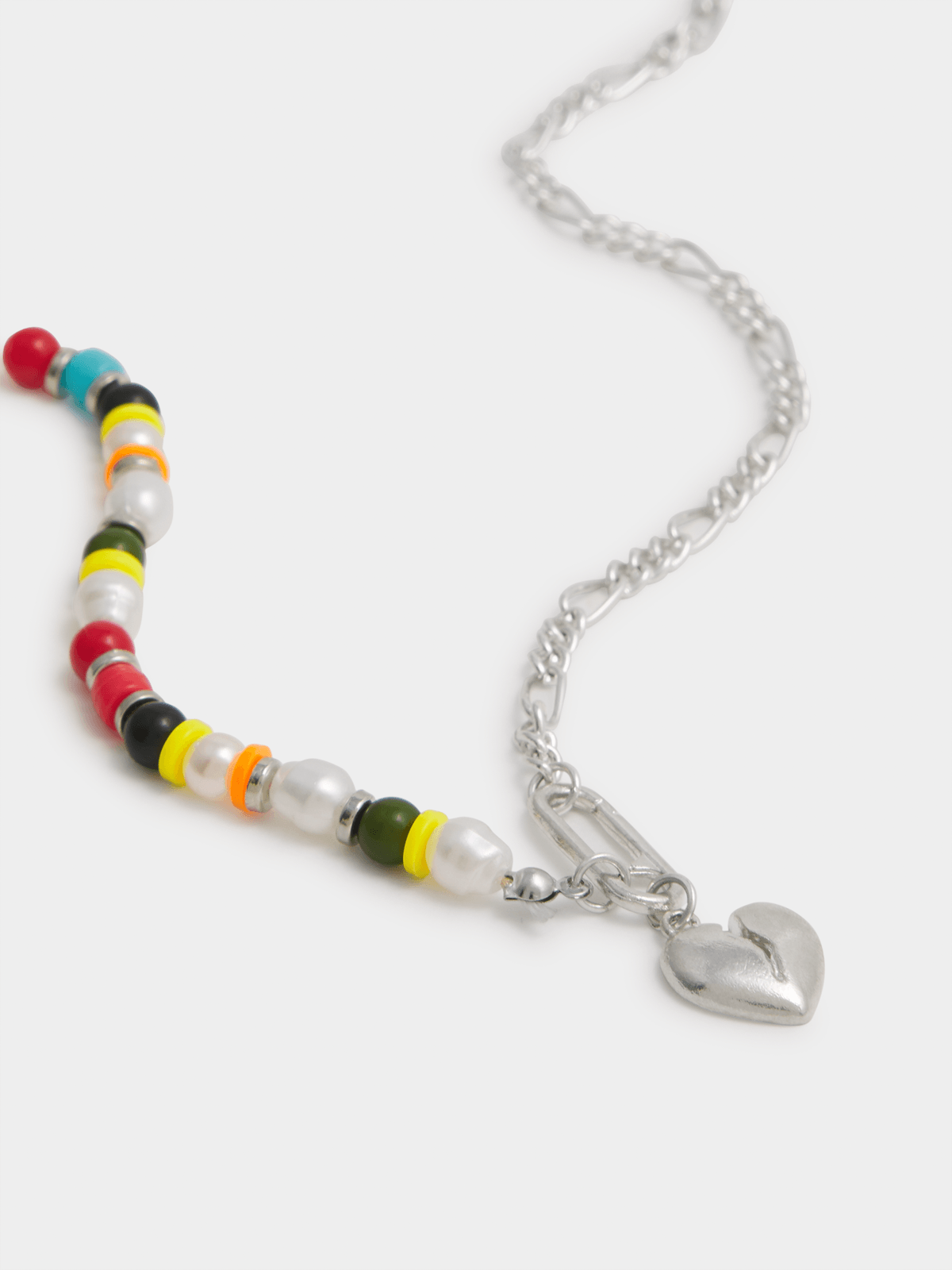 The FIX Unisex Bead & Chain Heart Neckalce | Bash