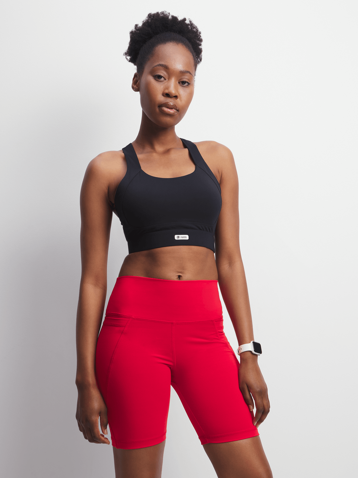 TS Womens Shape Luxe Cherry Red Bike Shorts | Bash