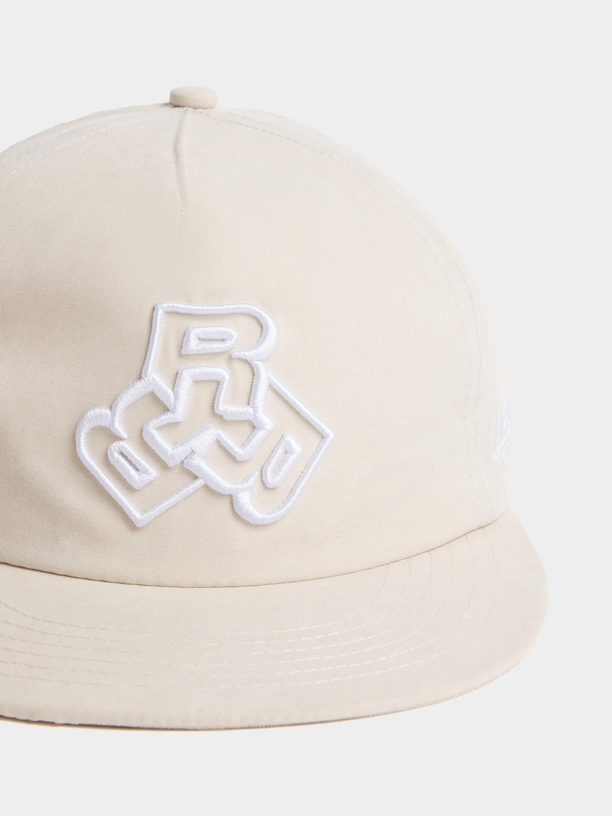 Redbat Unisex 5 Panel Peached Skin Flatbill Stone Cap | Bash