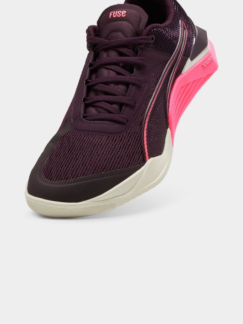 Womens Puma Fuse 3.0 Midnight Plum/Vapor Gray Training Shoes | Bash