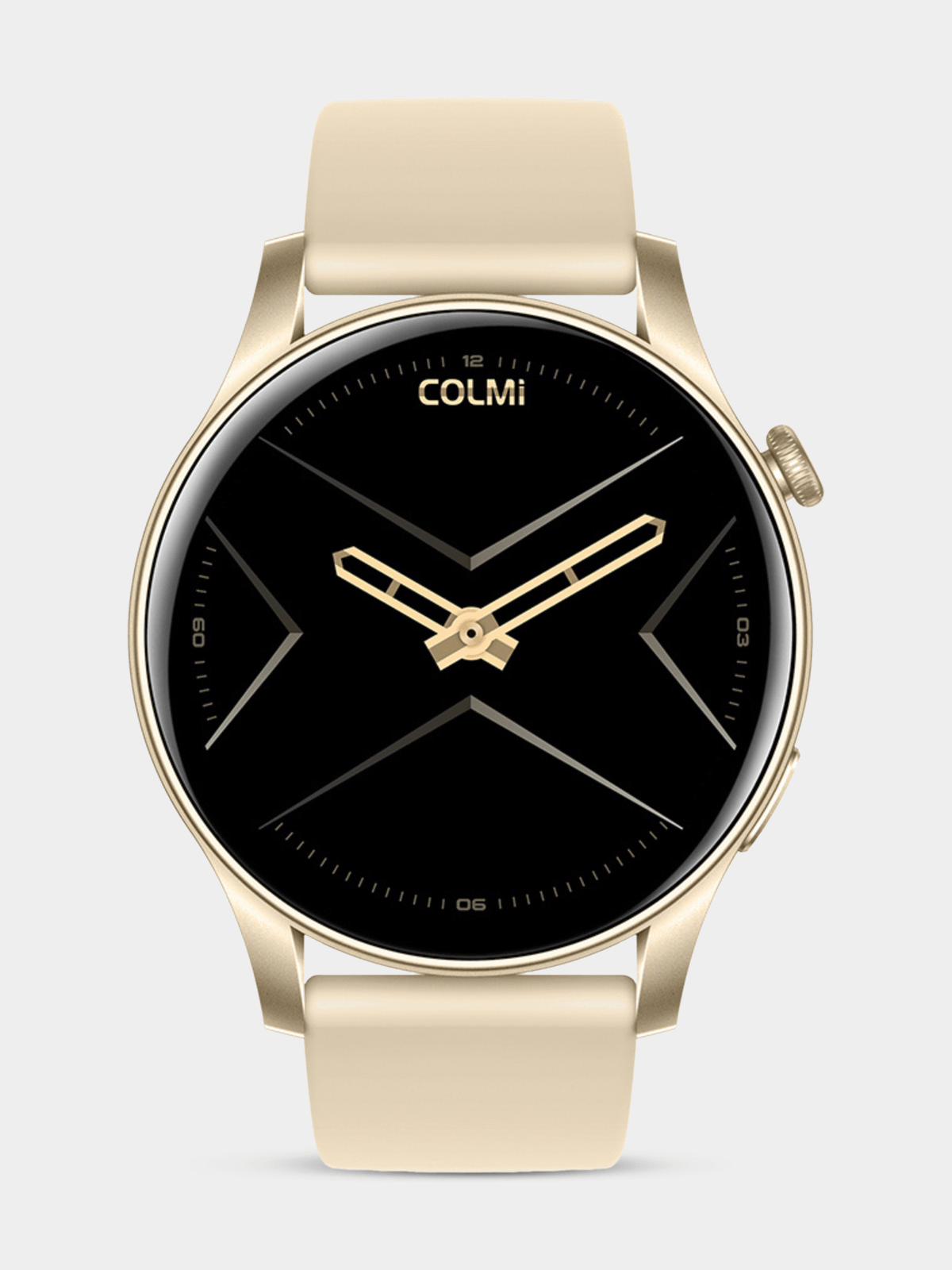 Colmi V73 Gold Silicone Smart Watch - Bash.com