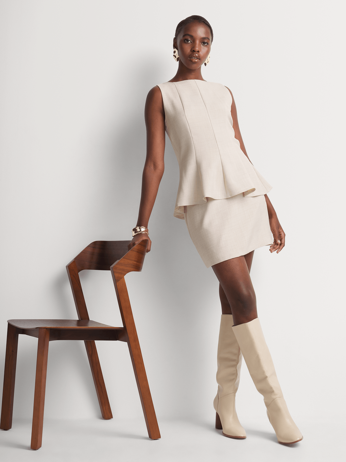 Peplum Suiting Top | Bash