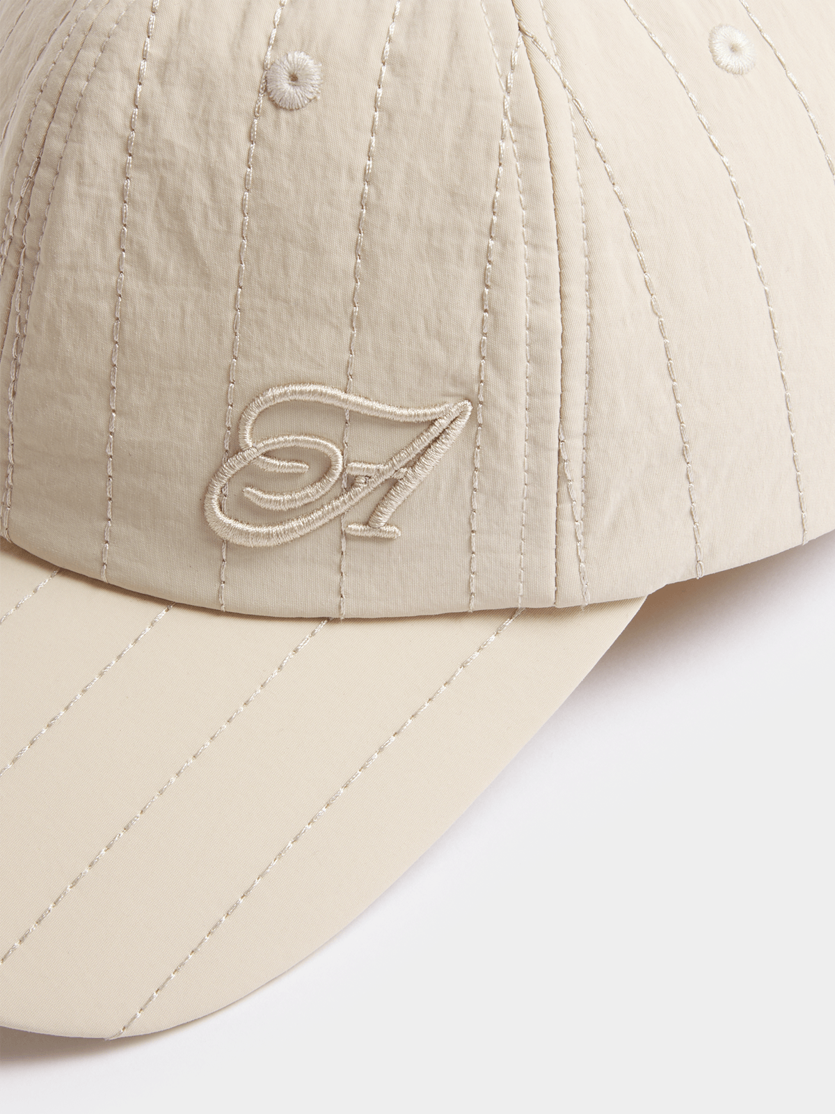 Archive Unisex Quilted Ecru Peak Cap | Bash