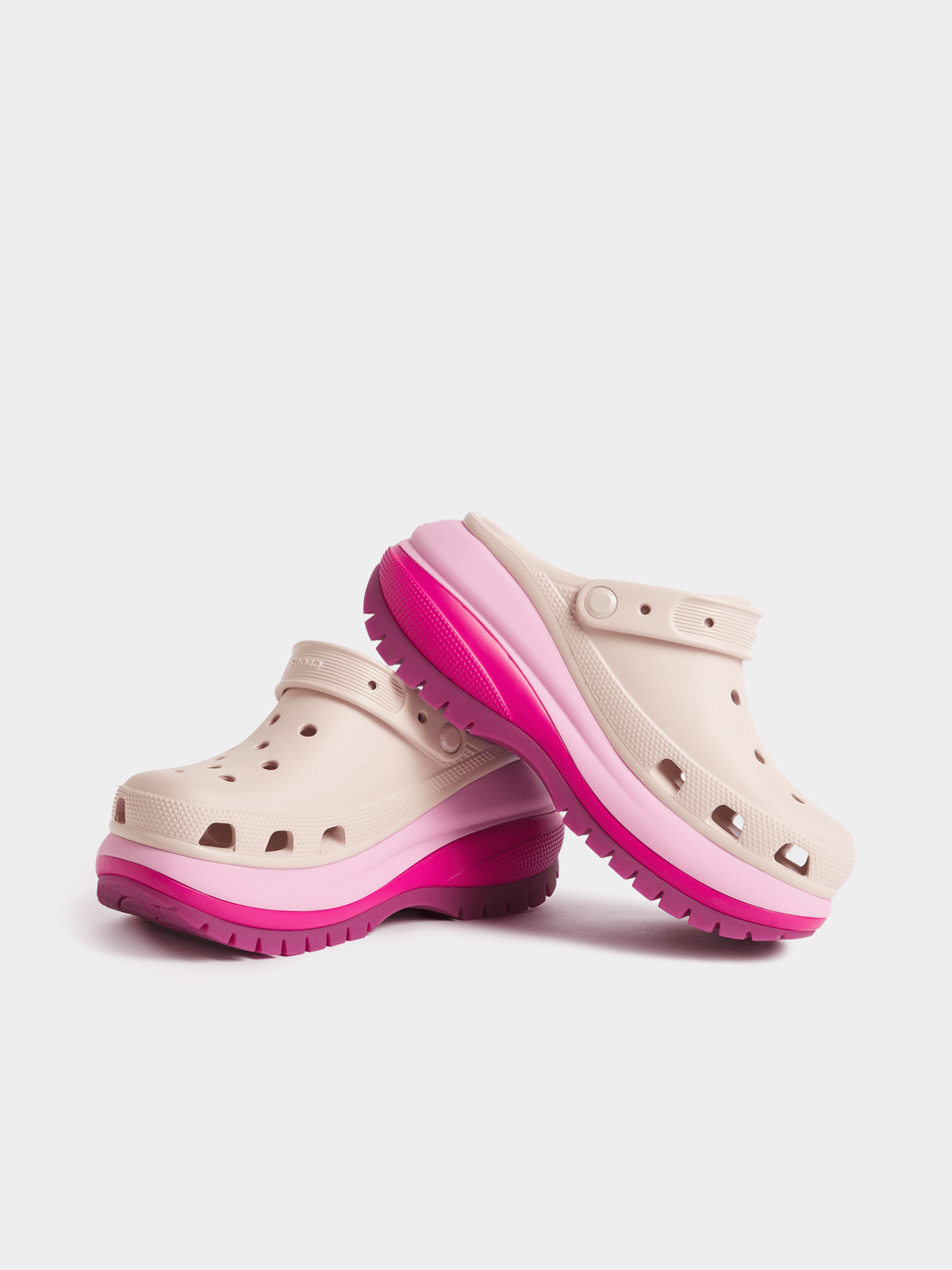 Crocs Women's Multi Mega Crush Matte Quartz/Pink Clog - Bash.com