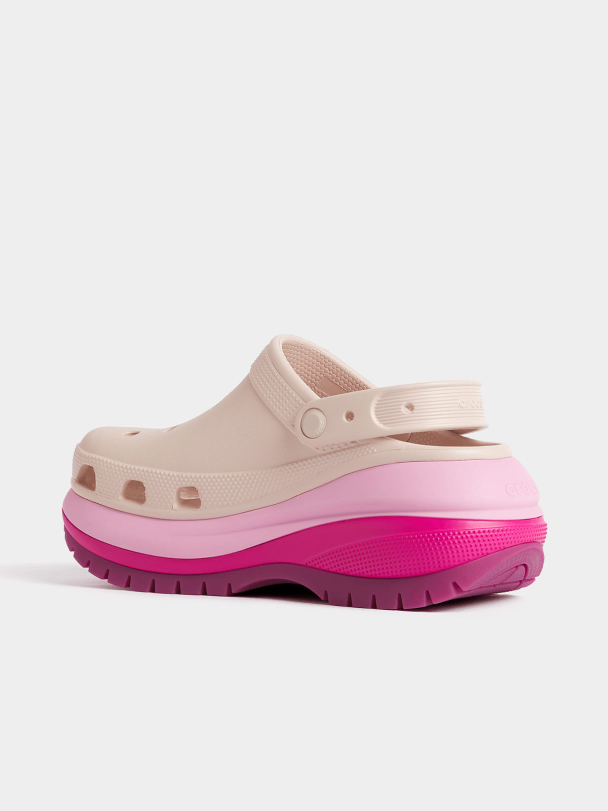 Crocs Women's Multi Mega Crush Matte Quartz/Pink Clog - Bash.com
