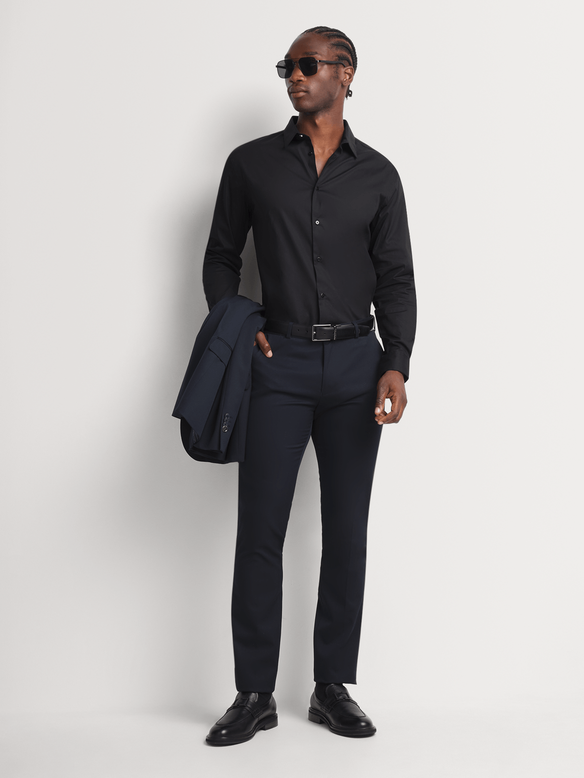 Men's Markham Smart Premium Black Shirt | Bash