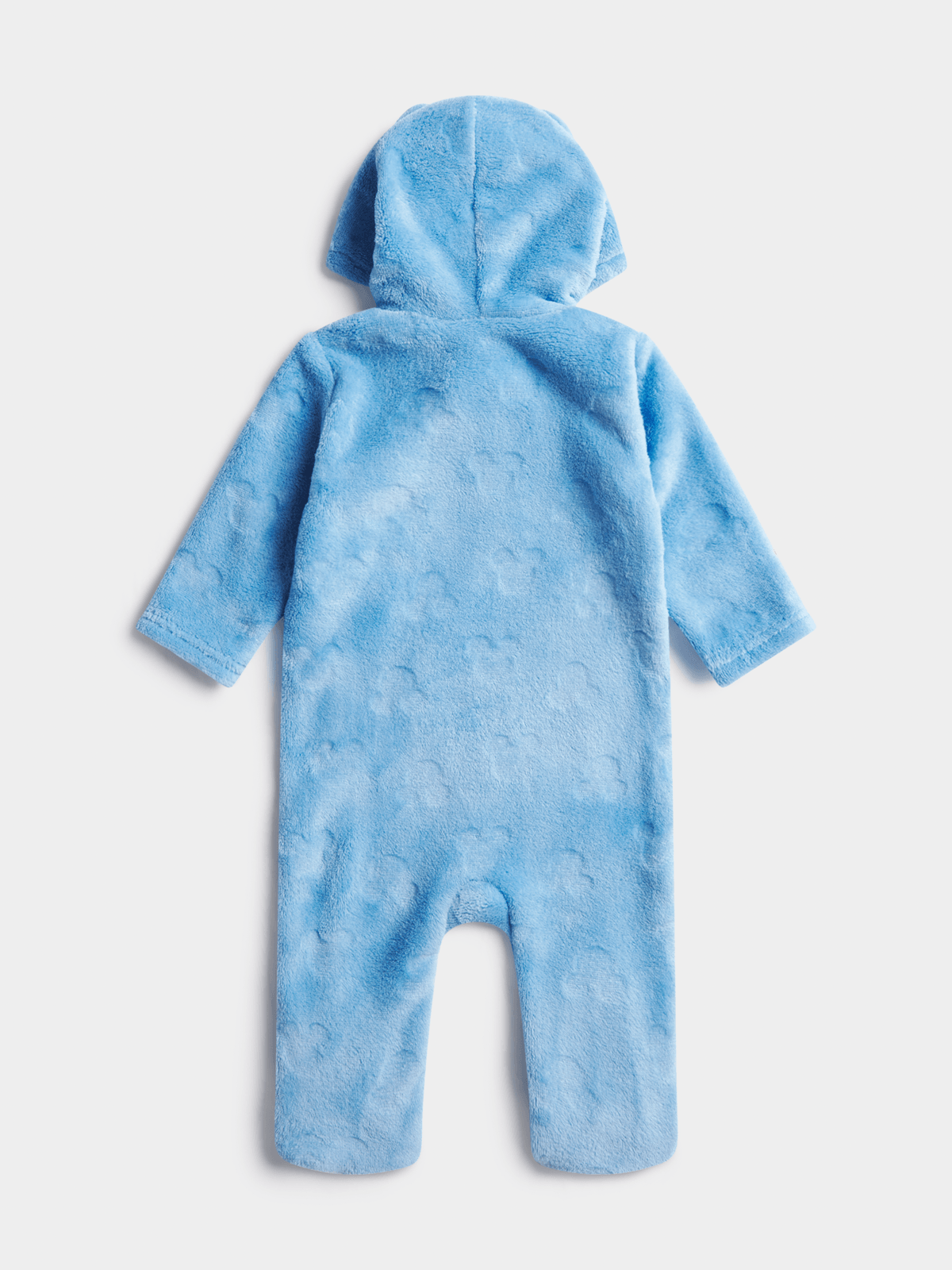 Jet Infant Boys Blue Mickey Mouse Fleece Sleepsuit - Bash.com