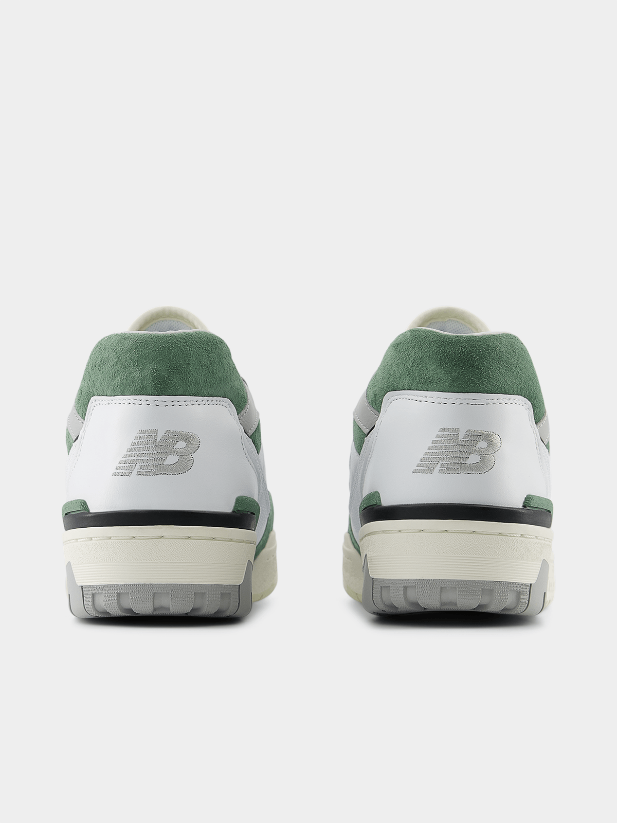 New Balance Men's BB550 White/Green Sneaker | Bash