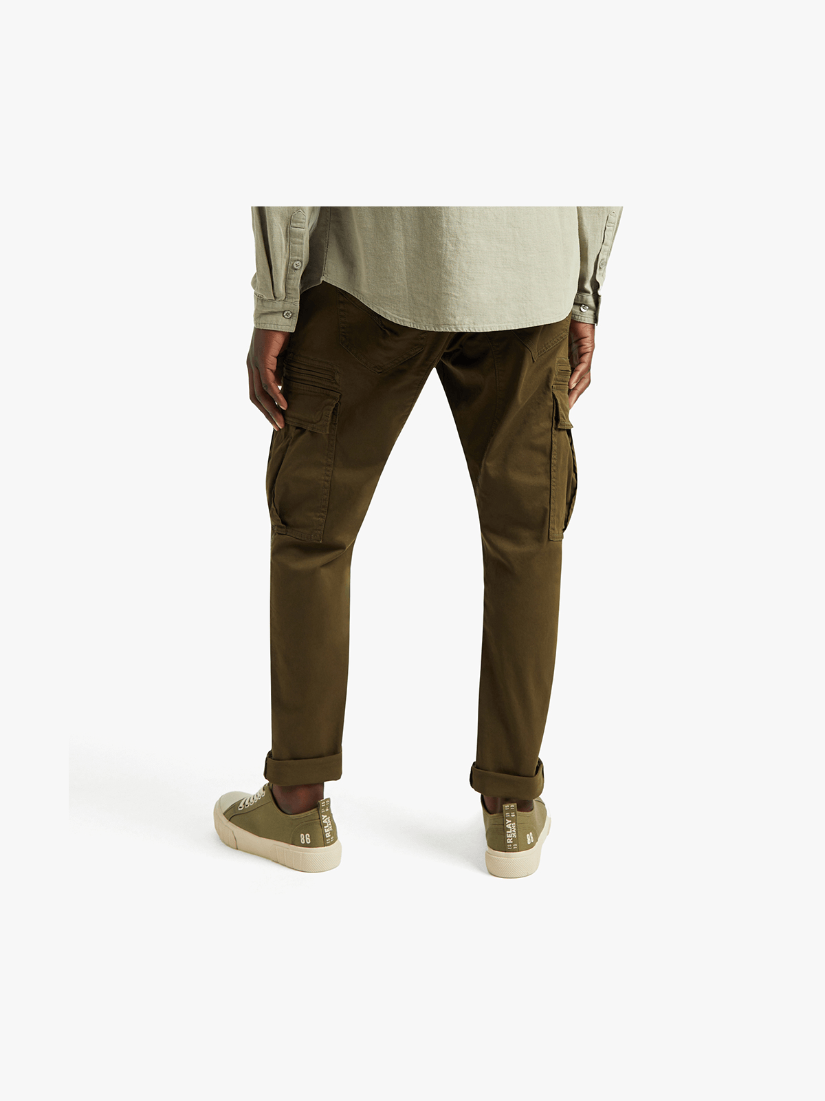 Men's Relay Jeans Uncuffed Utility Fatigue Pants | Bash