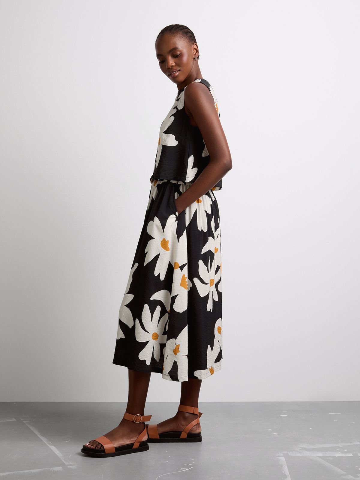 Women's Canvas Co-ord Midi Skirt | Bash