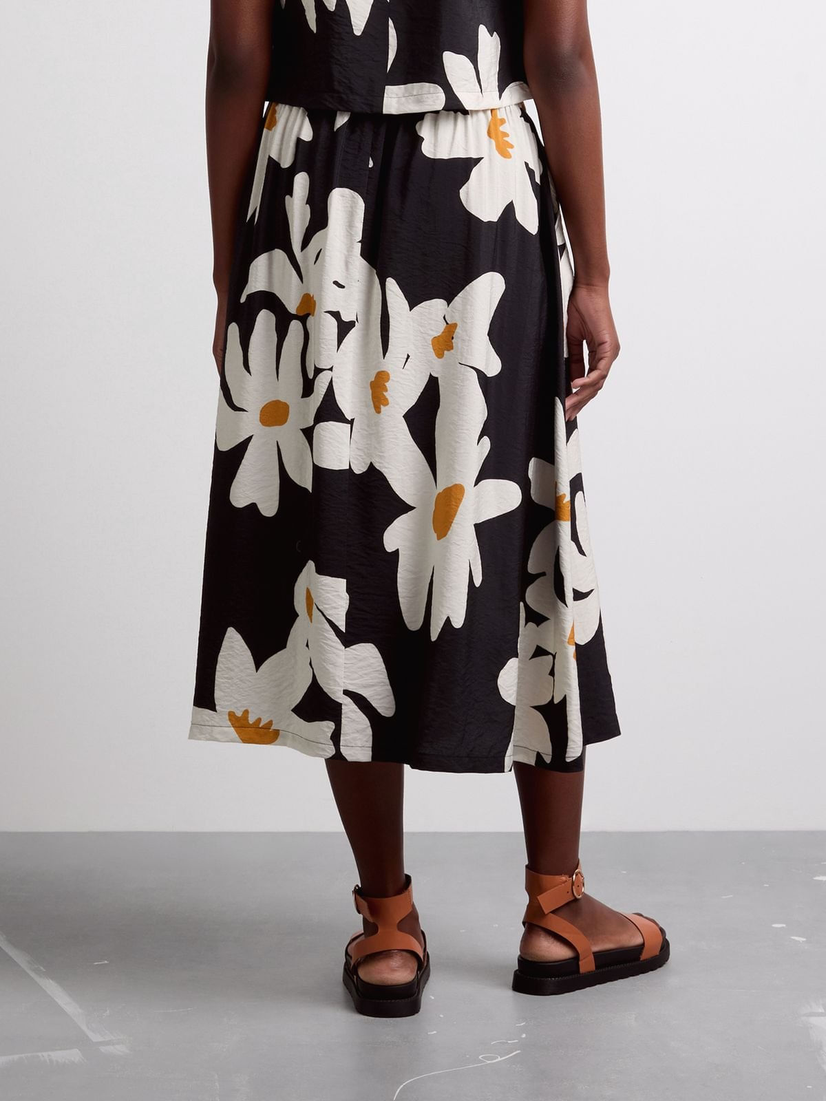 Women's Canvas Co-ord Midi Skirt | Bash