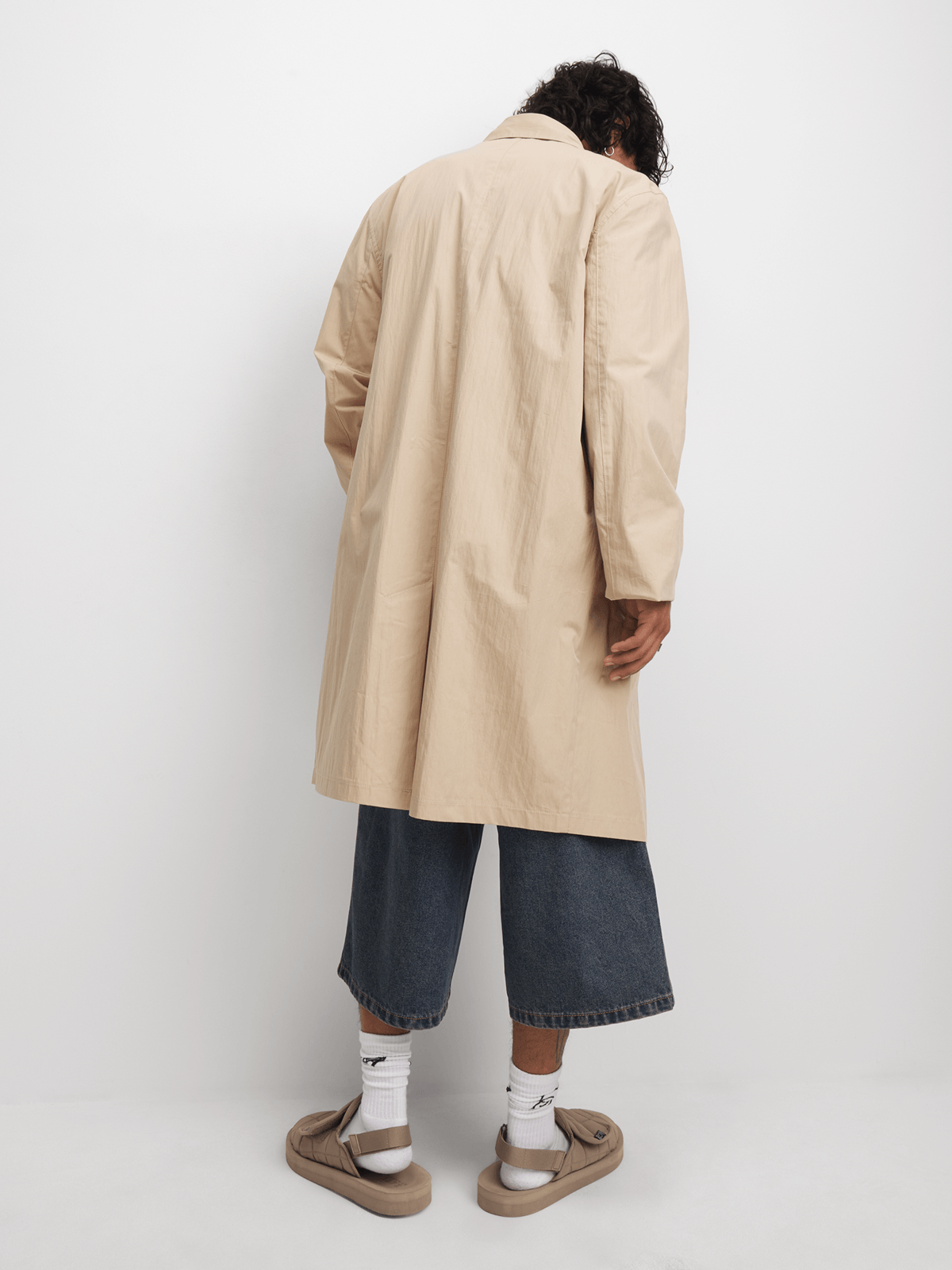 Men's Stone Trench Coat | Bash