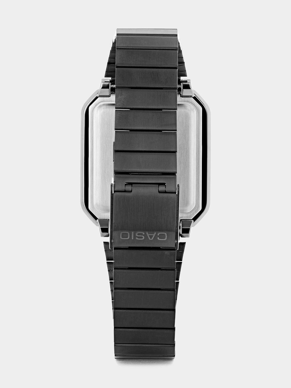 Casio Gunmetal Plated Stainless Steel Digital Bracelet Watch - Bash.com
