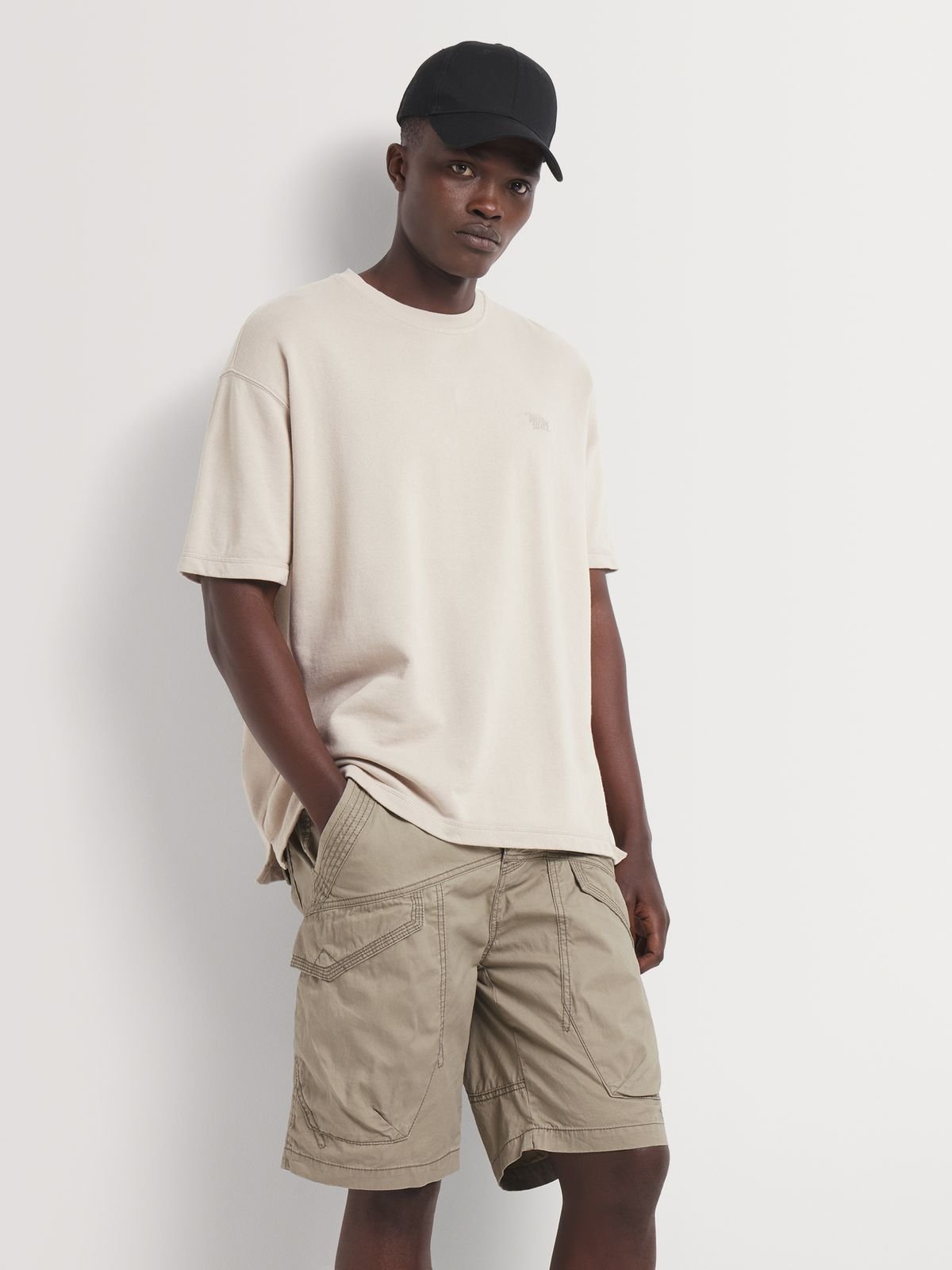 Relay Jeans Men's Utility Stone Cargo Shorts | Bash