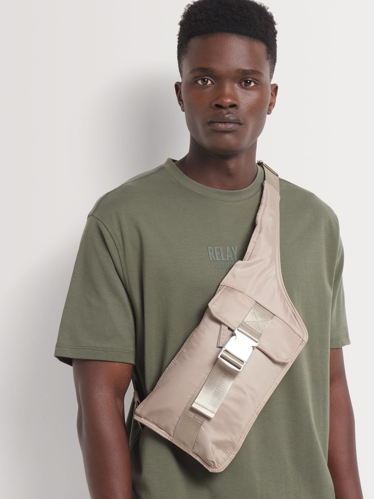 Men's Markham Flat Stone Crossbody Bag | Bash