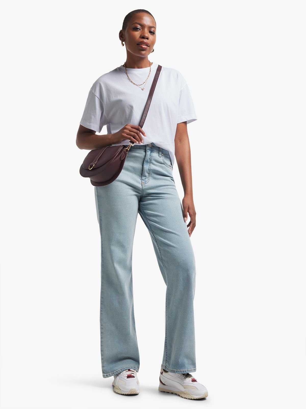 Exact Women's Light Wash Wide-Leg Jeans | Bash