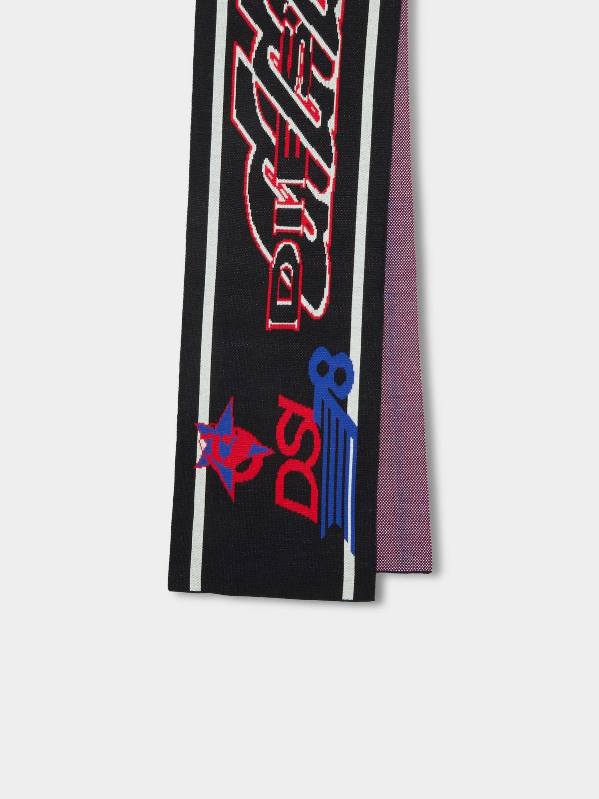 Men's Diesel Black Banner Scarf | Bash