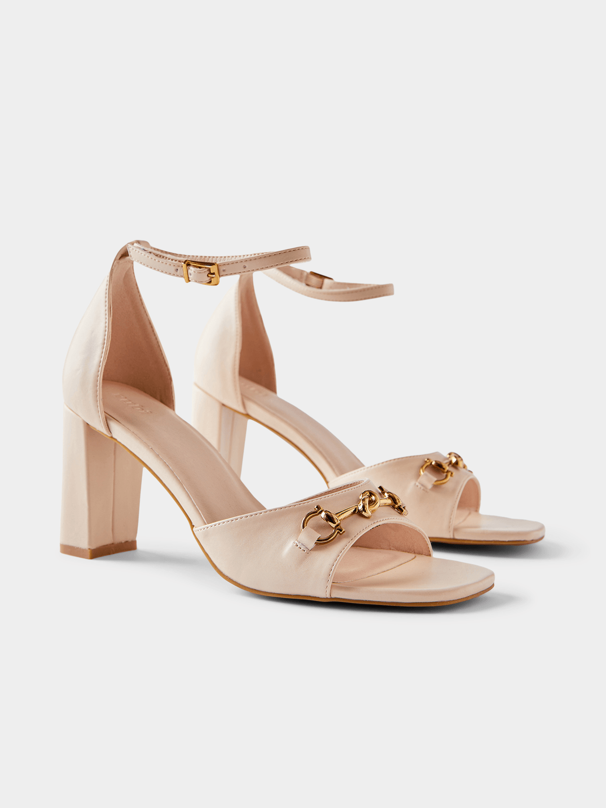 Women's Cotton On Beige Sabrina Block Heels | Bash