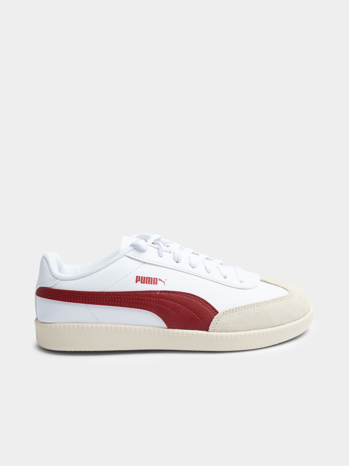 Mens Puma 9-T White/Red Sneaker | Bash