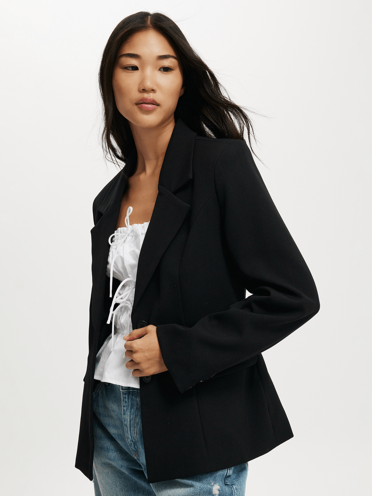 Women's Cotton On Black Luis Blazer | Bash