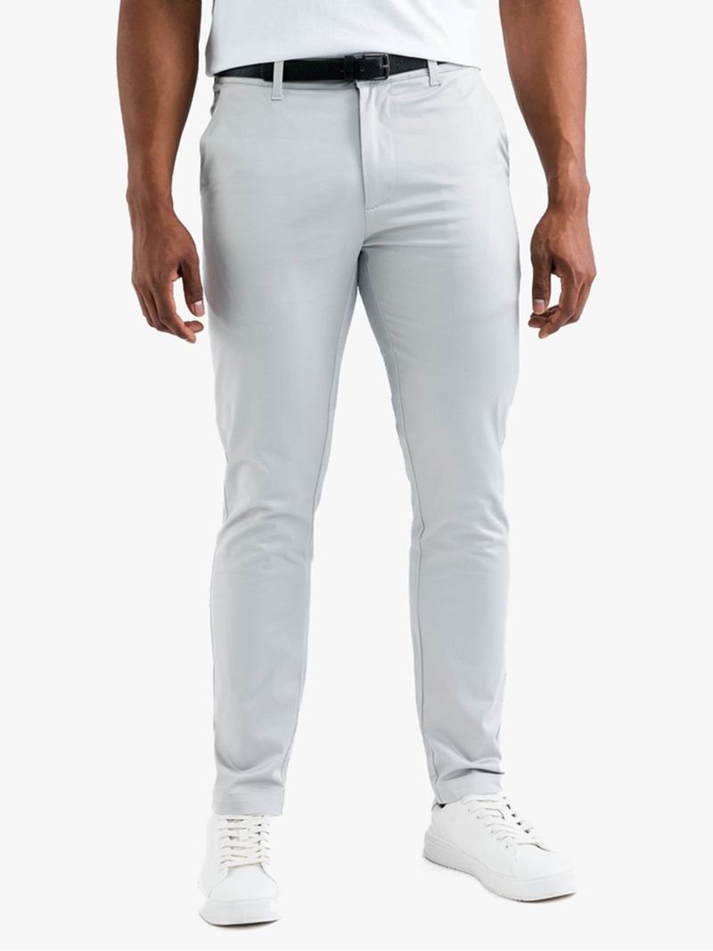 Men's Markham Slim Leg Grey Chino | Bash