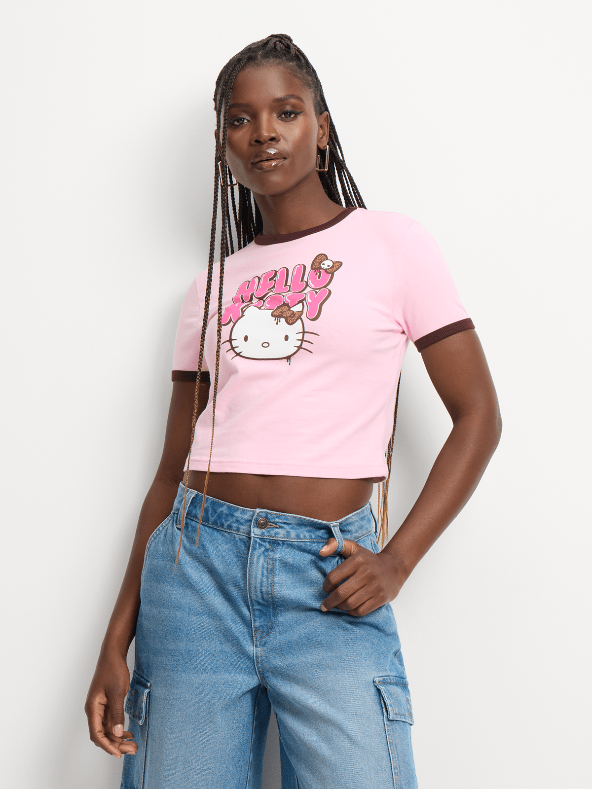 The FIX Women's Pink Hello Kitty Graphic Top | Bash