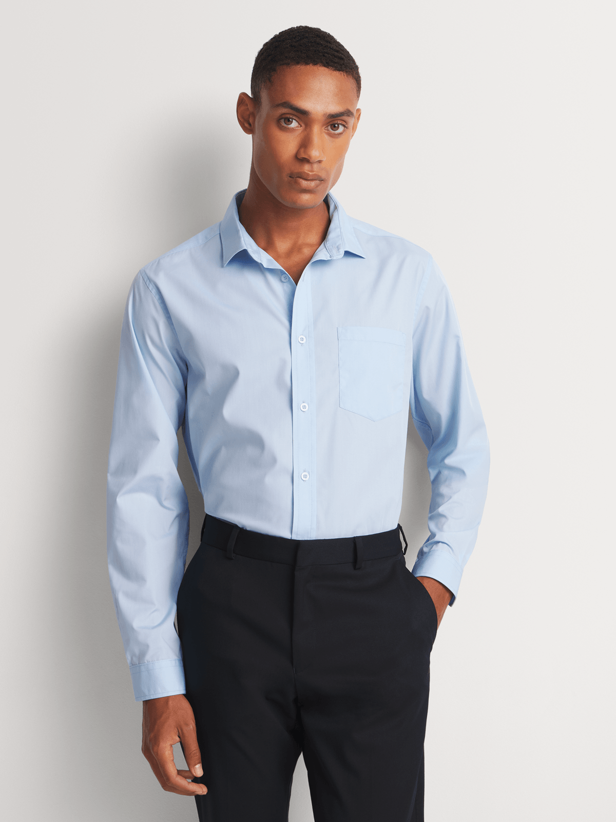 Markham Men's Regular Fit Sky Blue Shirt | Bash