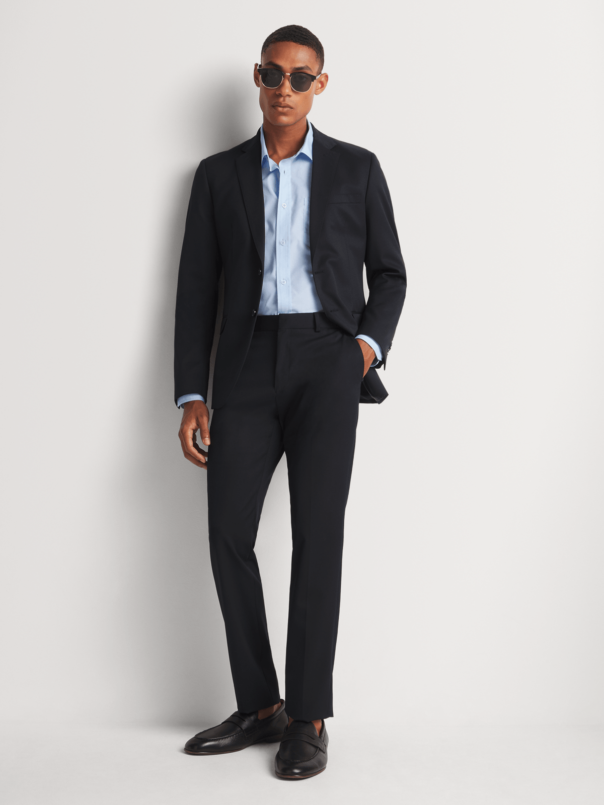 Markham Men's Regular Fit Sky Blue Shirt | Bash