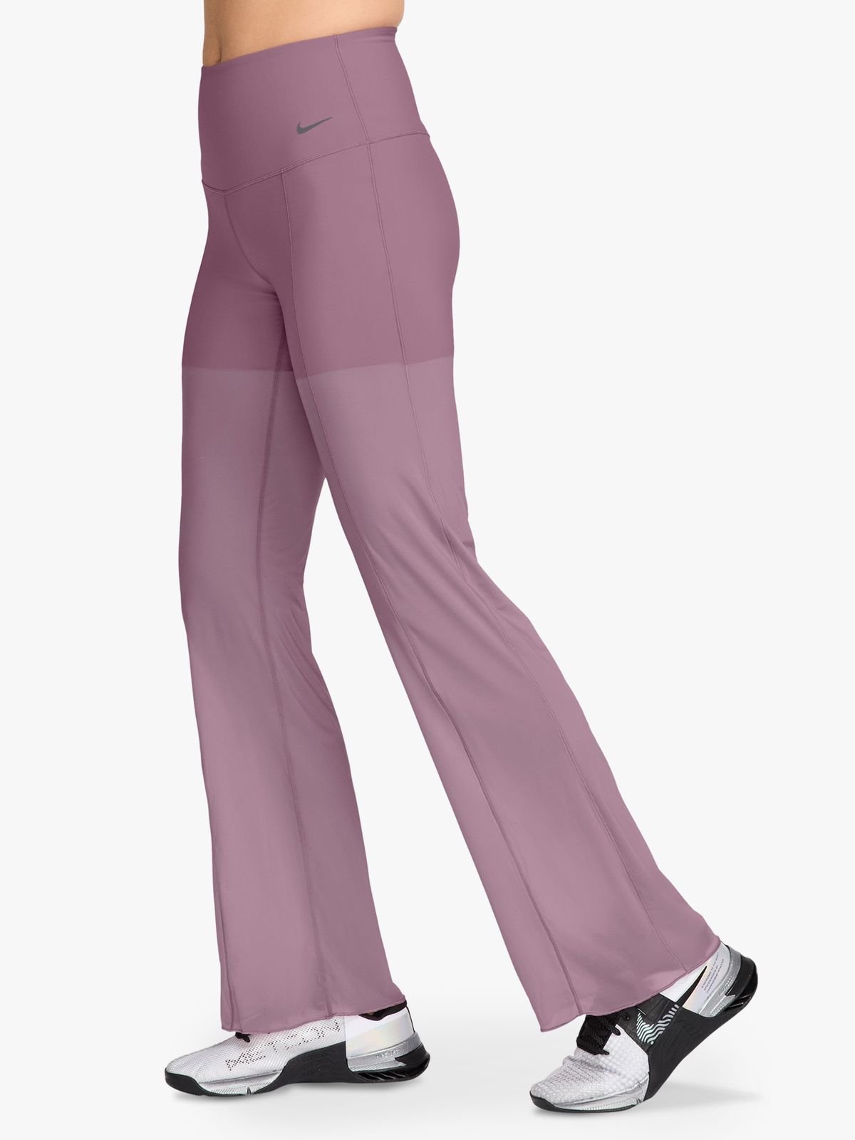 Nike Womens Dri-Fit Zeny Sheer Plum Dust Pants - Bash.com