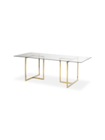 Trick Dining Table Brass 220cm | Bash