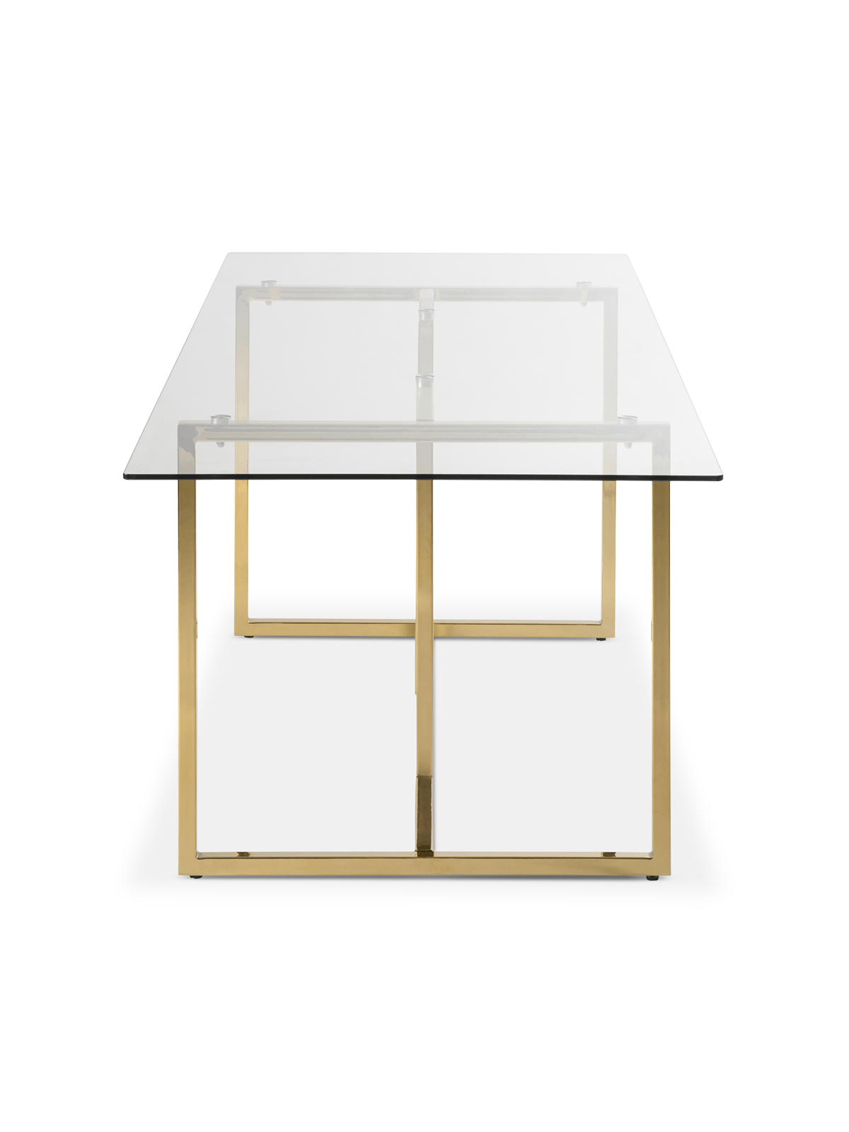 Trick Dining Table Brass 220cm | Bash
