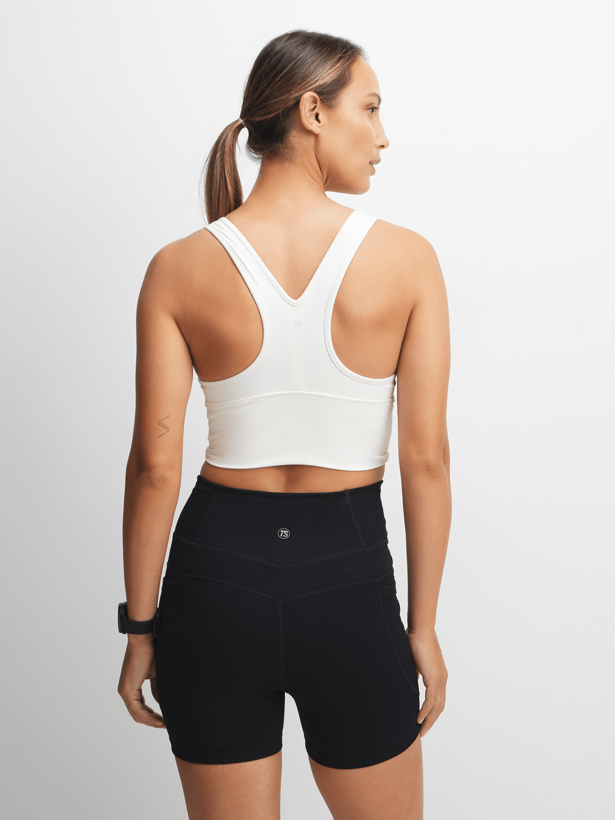 TS Womens Shape Luxe Black Hotpants | Bash