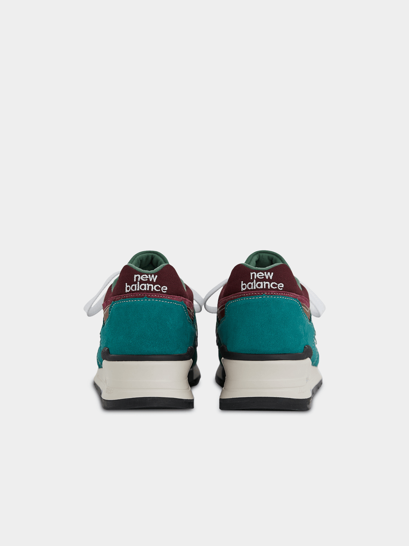 New Balance Men's Made In USA 997 Teal/Green Sneaker | Bash