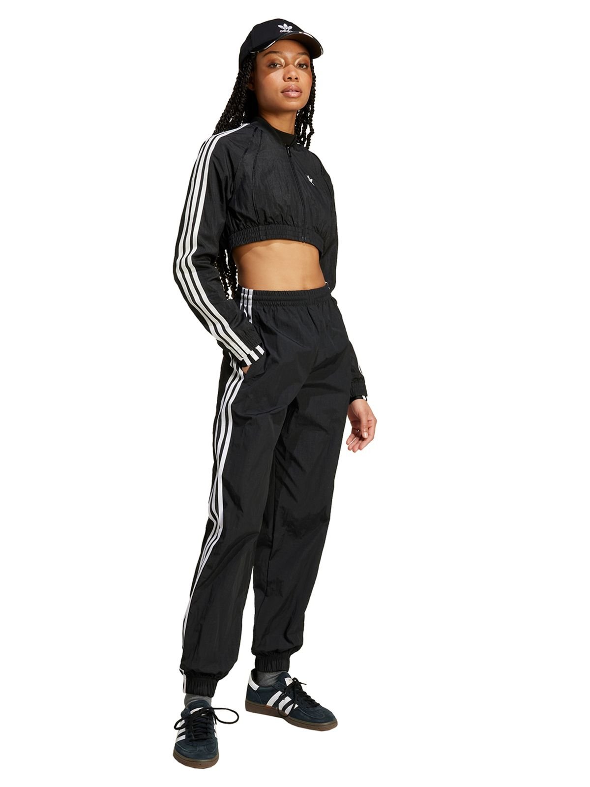adidas Originals Women's Slim Black Track Top - Bash.com