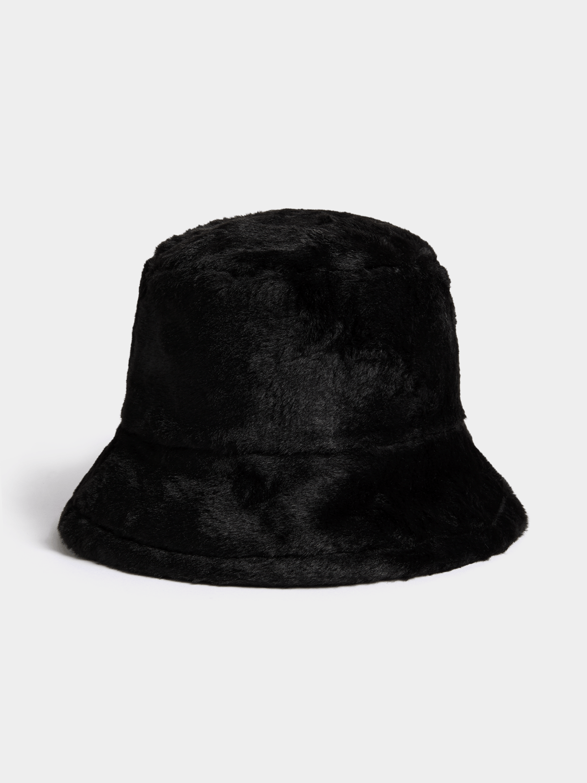 The FIX Unisex Black Fur Bucket Hat | Bash