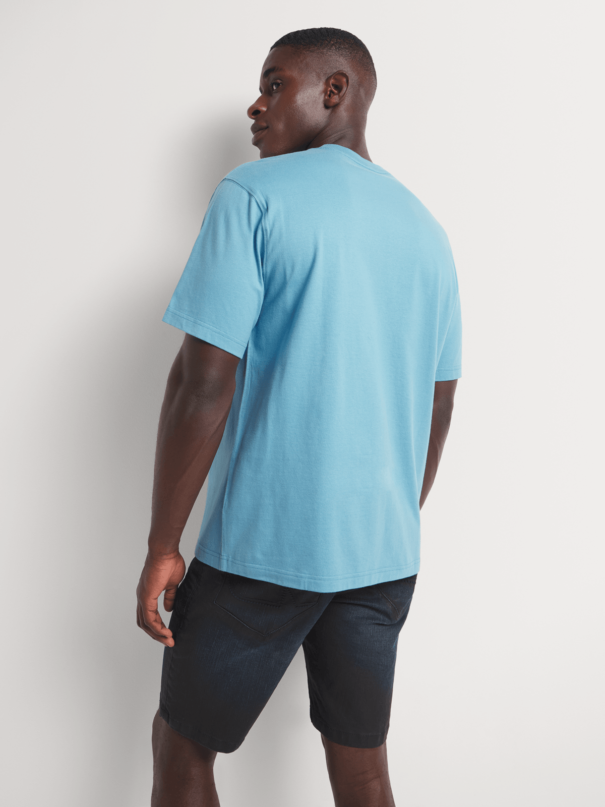 Union-DNM Men's Black Washed Coated Short | Bash