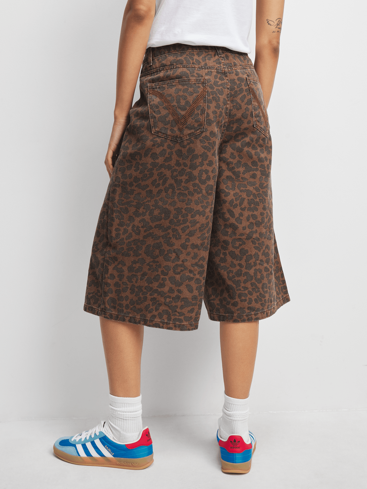 Redbat Women's Brown Leopard Jorts | Bash