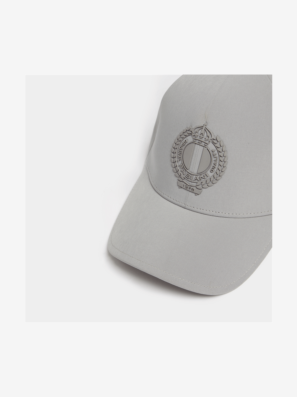 Men's Fabiani Delta Crest Grey Peak Cap | Bash