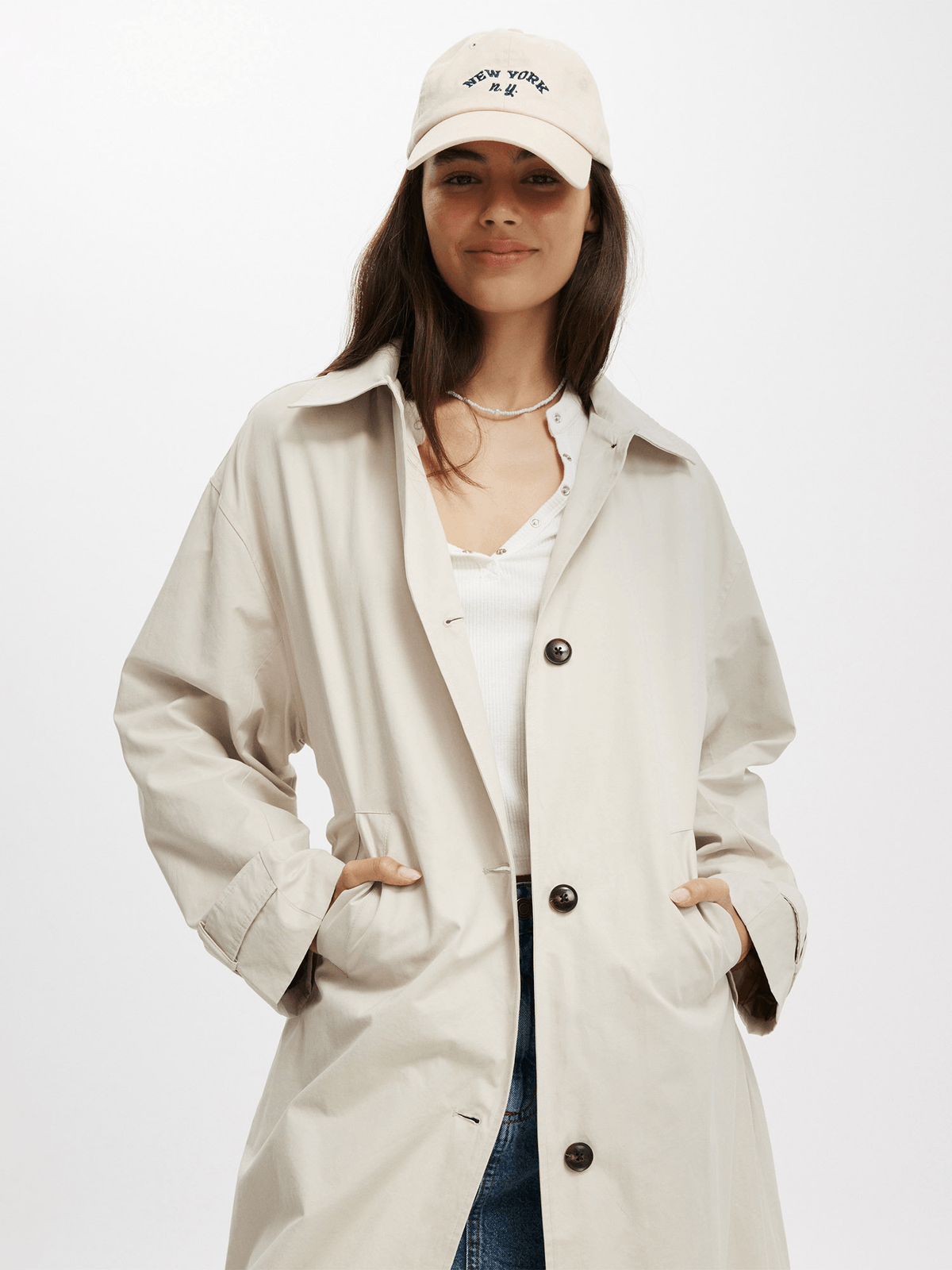 Women's Cotton On Brown Ellie Trench Coat | Bash