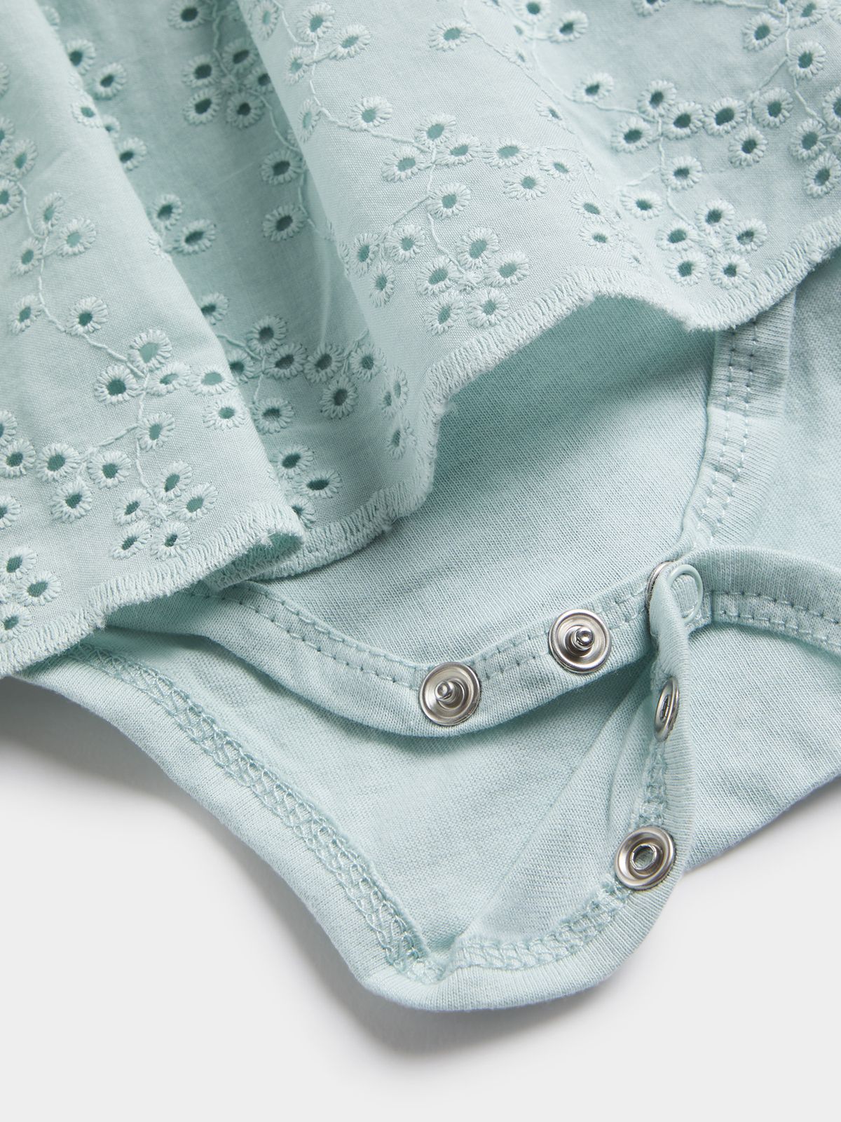 Jet Baby Girls Harbor Gray Anglaise Body Vest | Bash