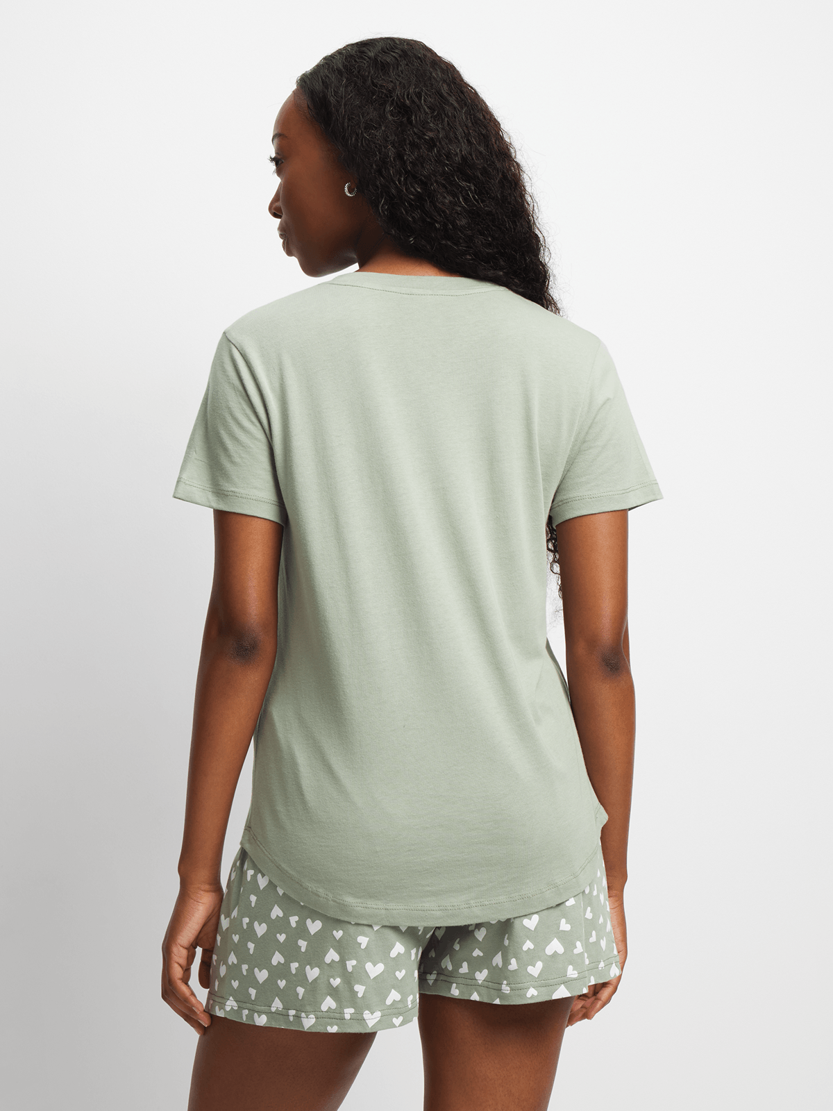 Jet Women's Mint Hearts Pyjama Set | Bash