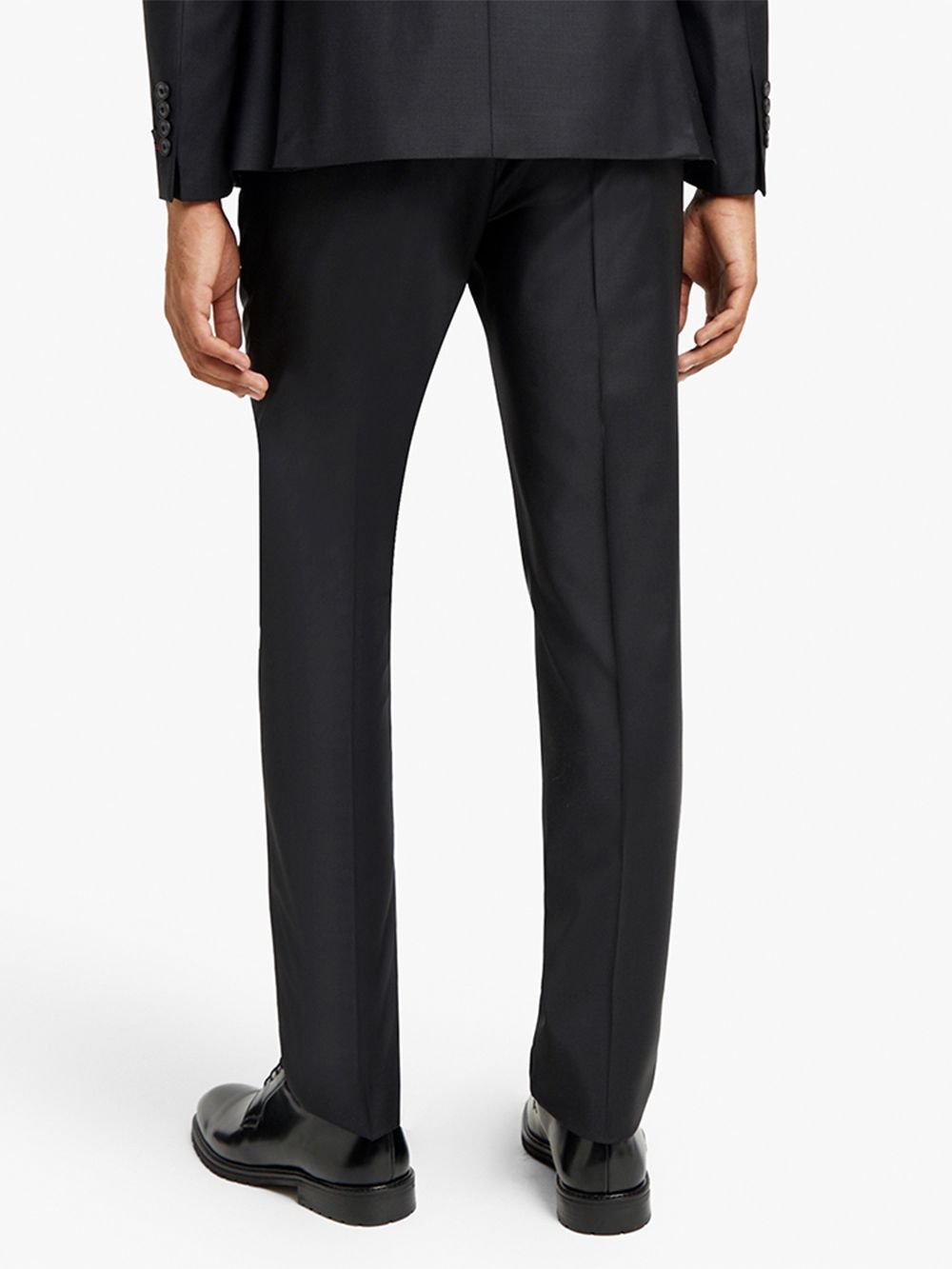 Fabiani Men's Wool Black Suit Trouser | Bash
