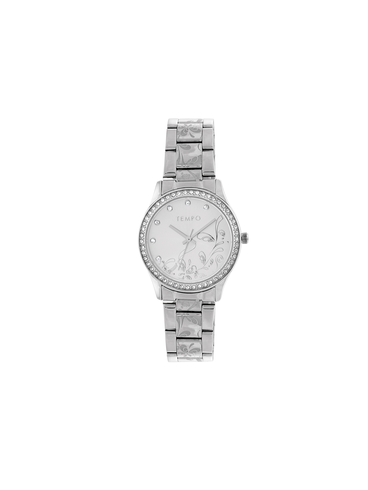 Tempo Ladies Silver Tone Bracelet Watch | Bash