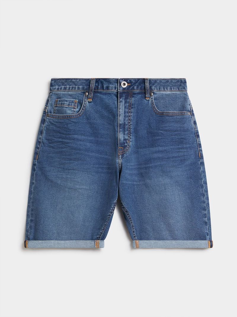 Redbat Men's Medium Wash Denim Shorts | Bash
