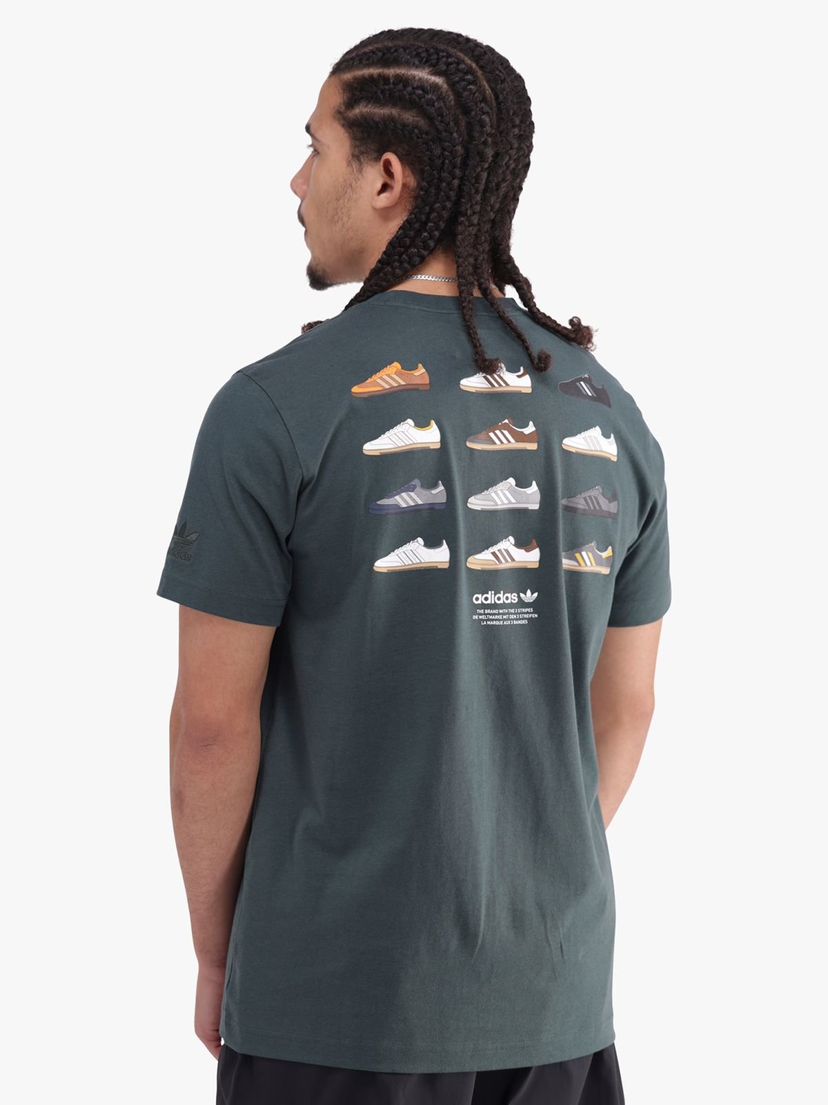 adidas Originals Men's Green T-Shirt - Bash.com